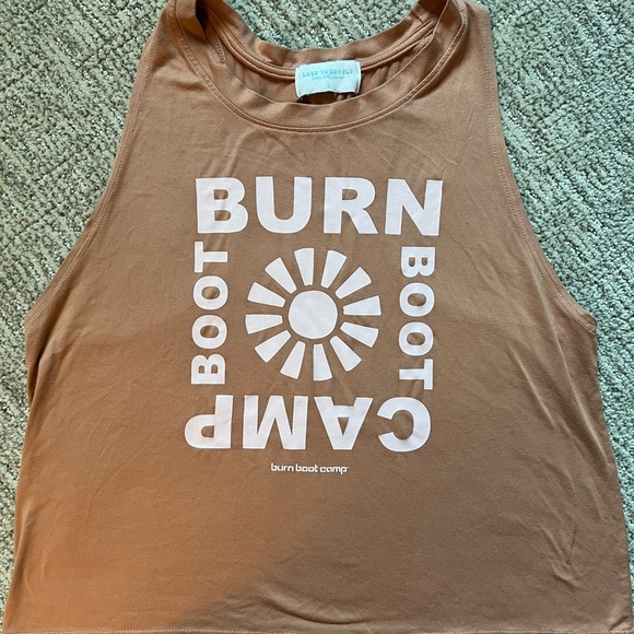 Burn Boot Camp | Tops | Womens Tan Tank Top | Poshmark